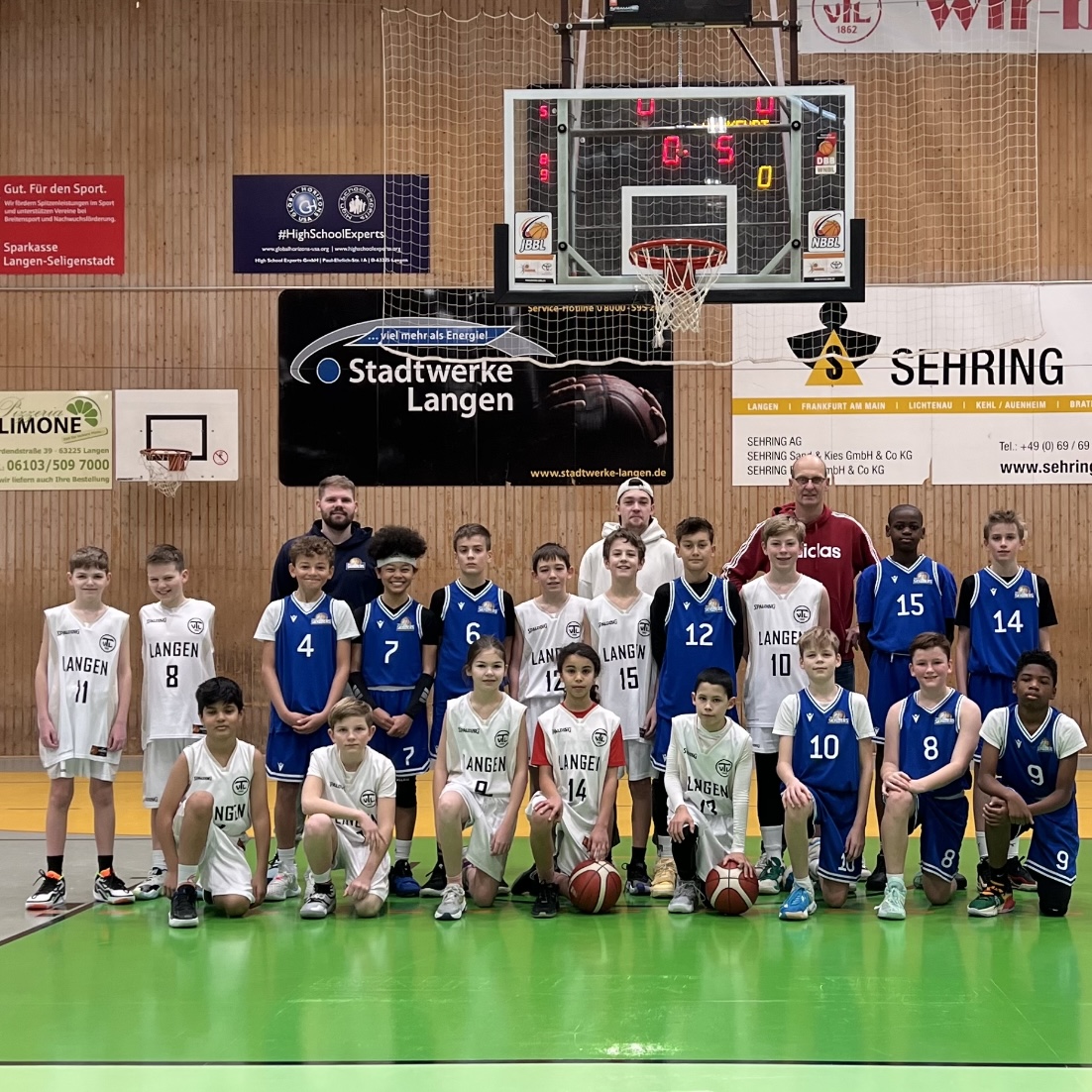 U12 mix Oberliga: Testspiel gegen die Skyliners - Langen Basketball